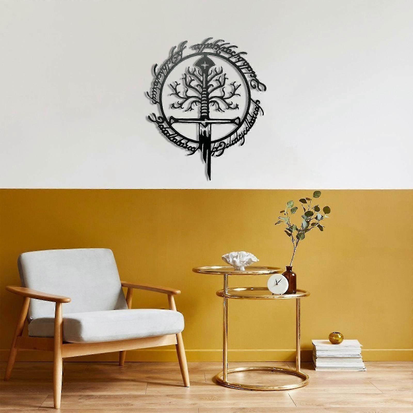 Metal Sword Wrought Iron Wall Decoration Pendant Creative Sword ...