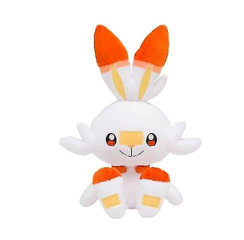 35cm Scorbunny Rabbit Plush Cute Sword Shield Anime Game Elf Doll Toys ...
