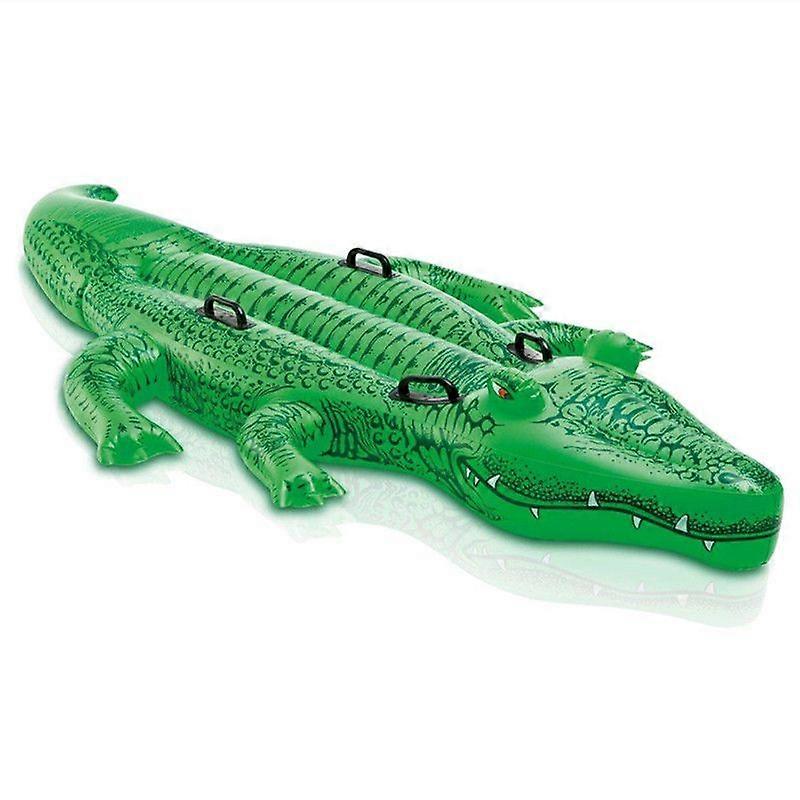 Summer Inflatable Crocodile Swim Pool Floats Raft Inflatable Ride-ons ...