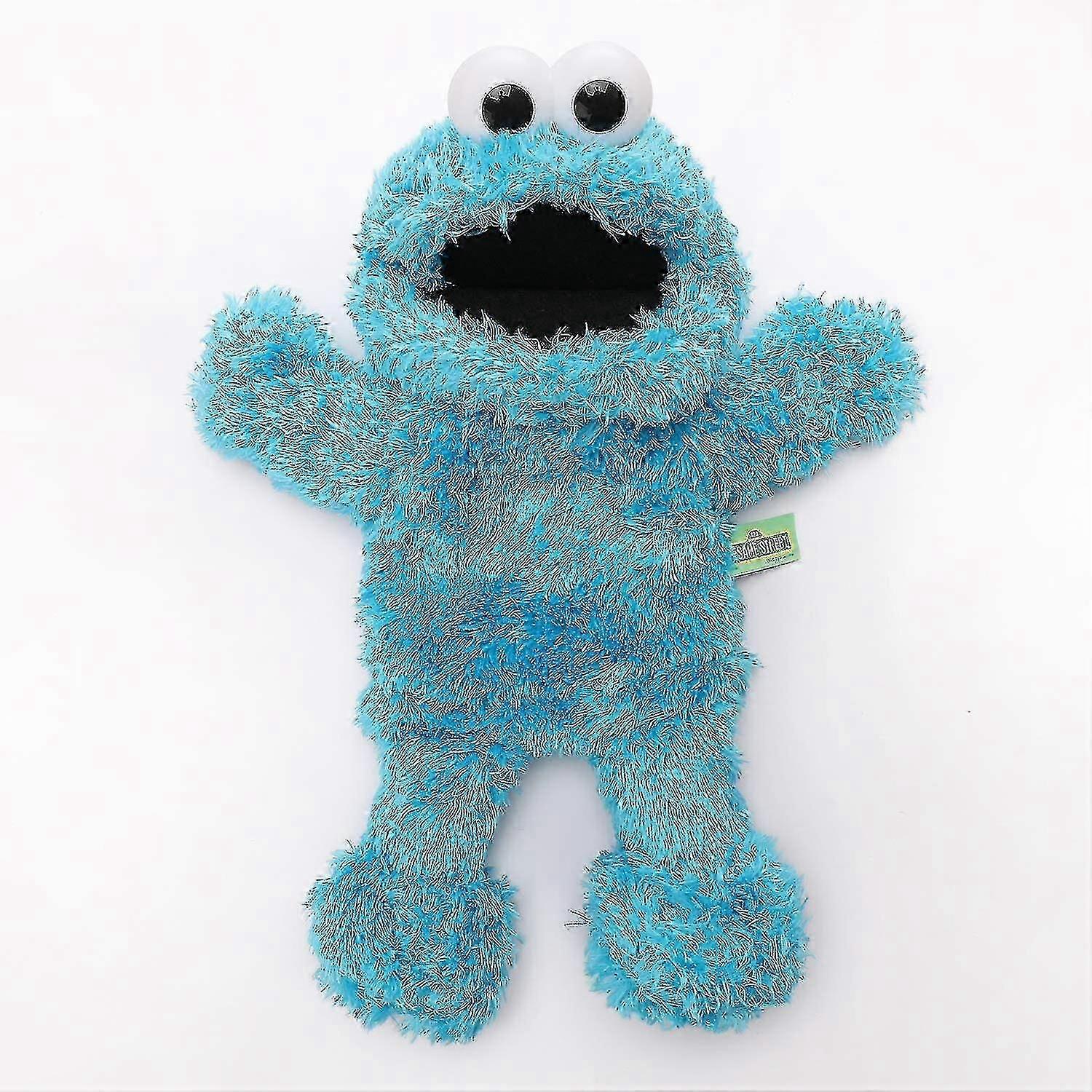Stuffed Sesame Street Cookie Monster Puppet, Blue Monster Toy | Fruugo UK