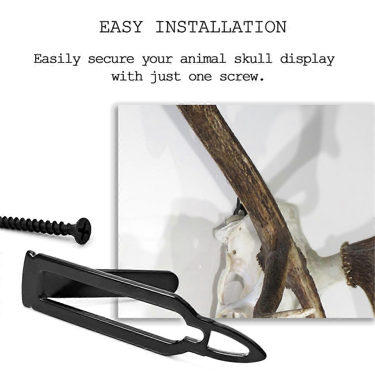 European Deer Skull Mount Hanger, Euro Wall Mount Skull Hanger for ...