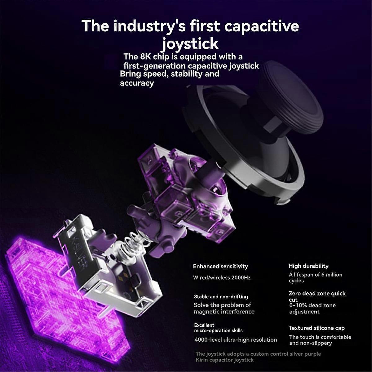 P5 Pro 8K Bluetooth Controller with 8000Hz Polling Hall Trigger ...