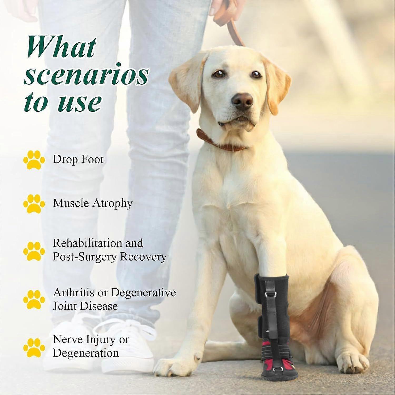 Strap-On Drop Foot Brace All-Terrain No Knuckling Drop Foot Boot Brace ...