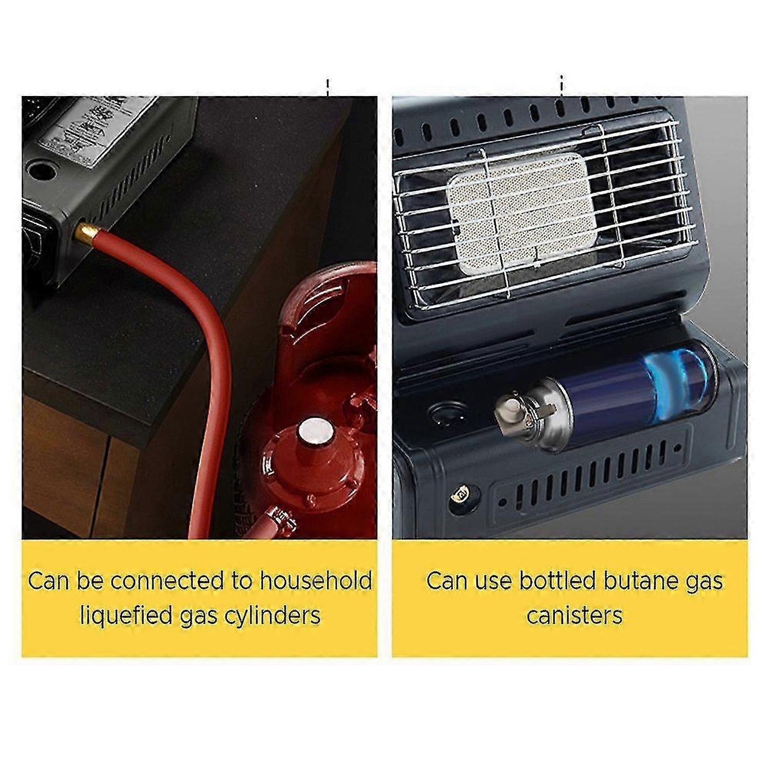 1300W Gas Heater Dual-use Camping Heater Portable Gas Oven for Heating ...