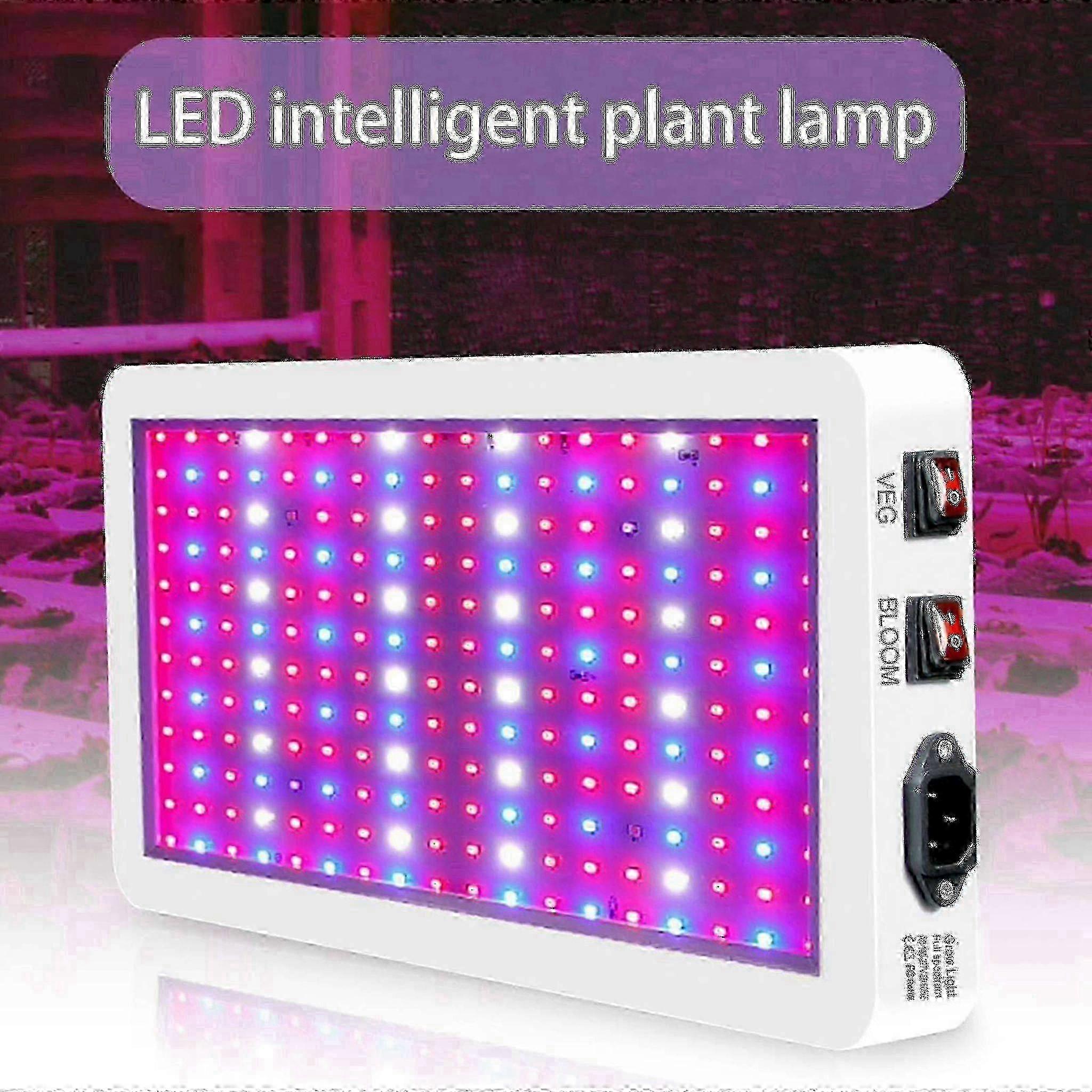 Indoor Plant Grow Light Full Spectrum LED 1000W 216 Hydroponic Energy ...
