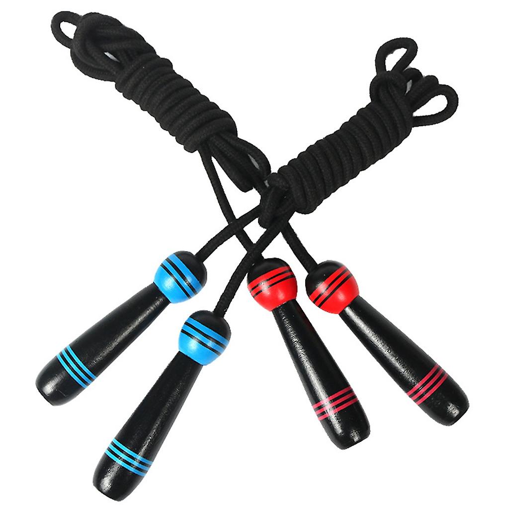 Childrens Skipping Rope Wooden Handle Jump Rope For Boys And Girls ...
