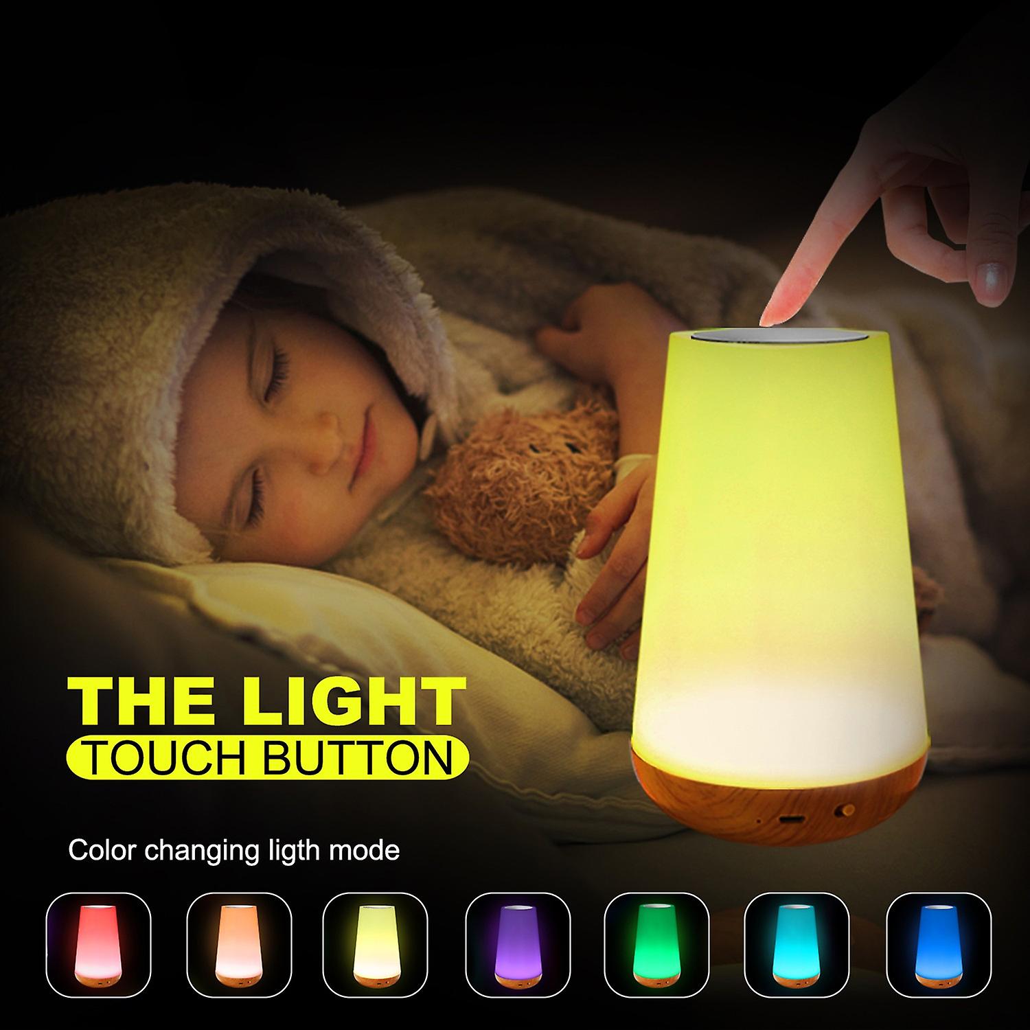 Ambient Light Portable RGB Color Changing Quick USB Charging Table ...