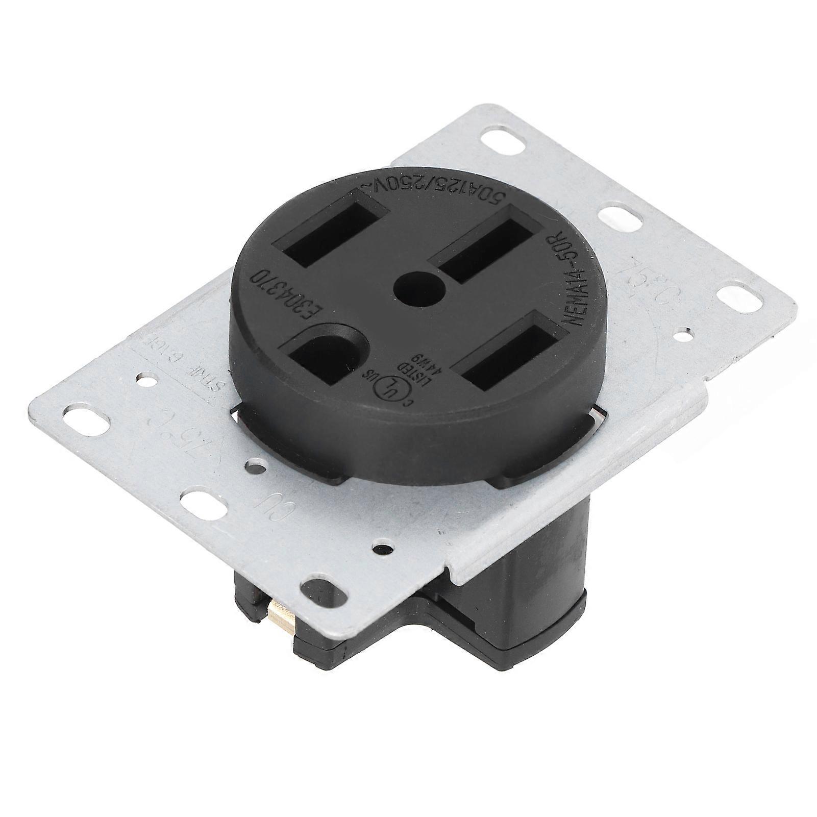 Industrial Receptacle NEMA 14-50R US Standard Industrial 4 Hole Power ...