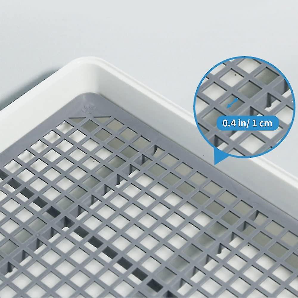 22x18 Super Large Rabbit Litter Box with Grate, Rabbit Litter Pan for ...
