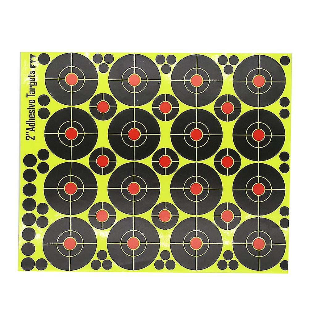 2-inch Splatter Changing Shooting Target Sticker,16 Targets on 1 Sheet ...