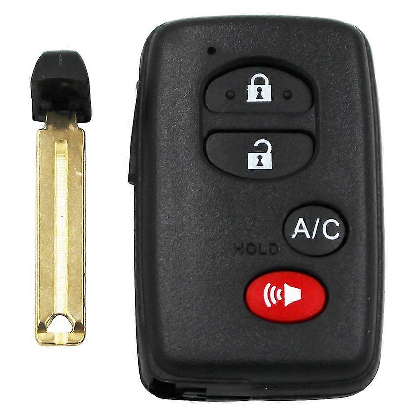 Ecusells 2/3/4 Button Remote Key Shell Case Fob Smart Car Key Housing ...