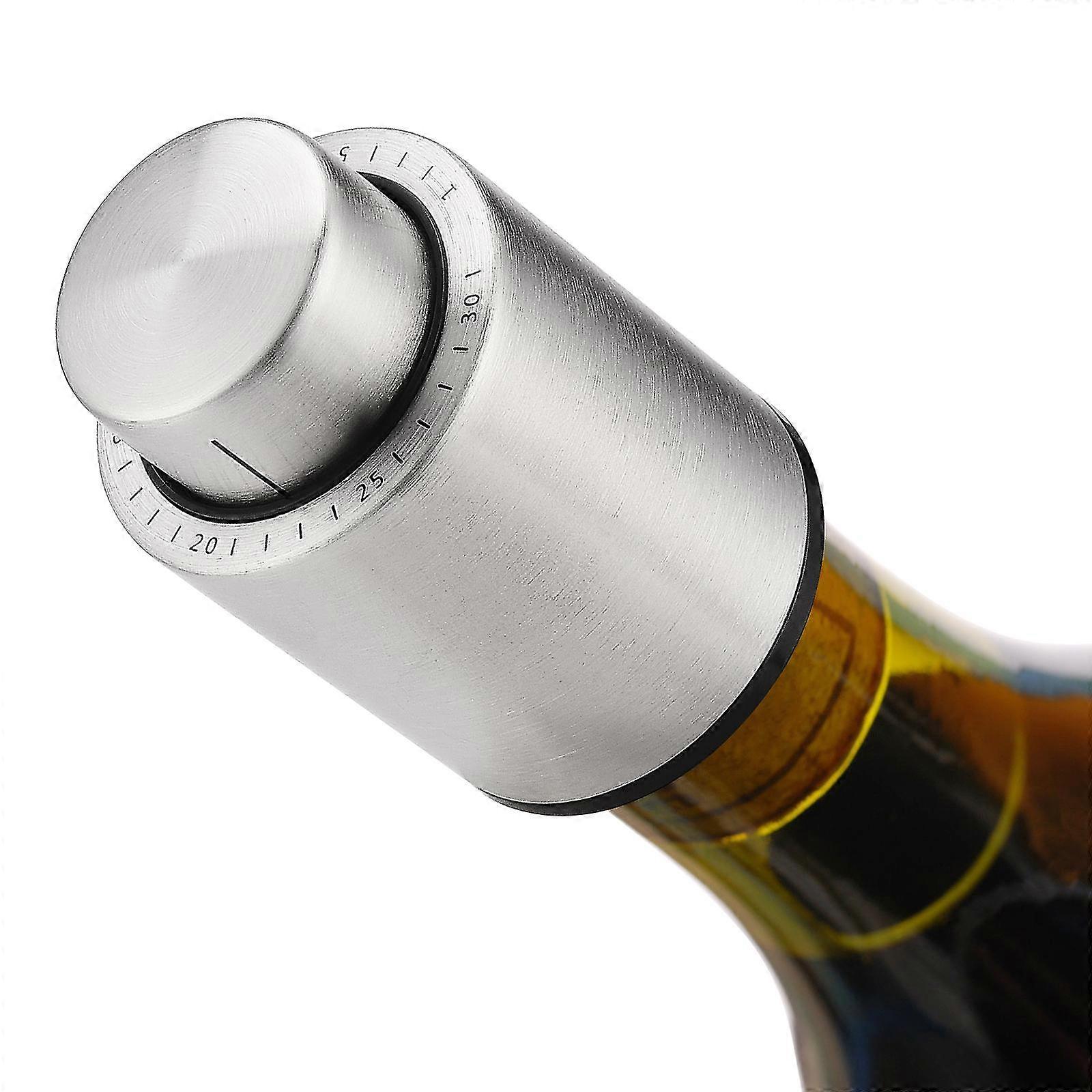 Wine Bottle Stopper Vacuum With Time Scale Record, Vacuum Champagne ...