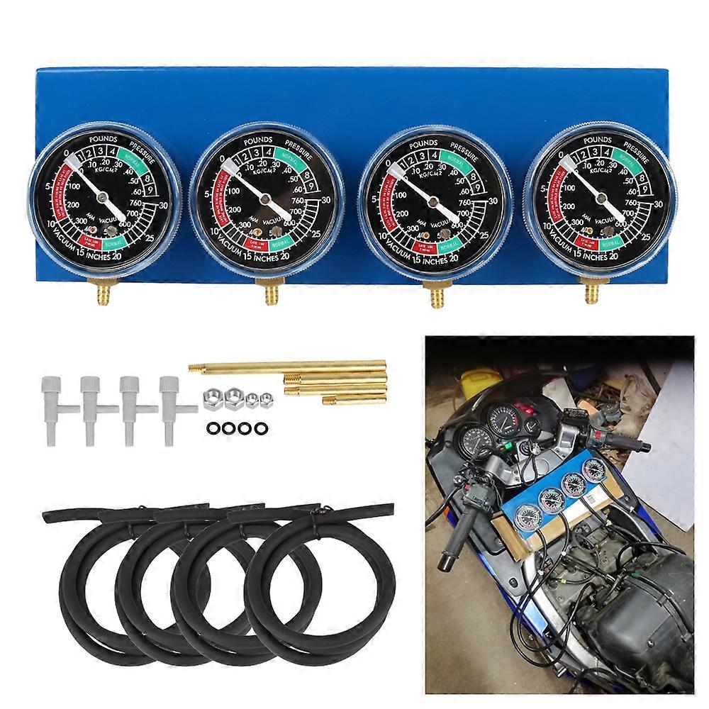 for 2/4 Cylinder Motorcycle Carburetor Carb Synchronizer Kit Ignition ...