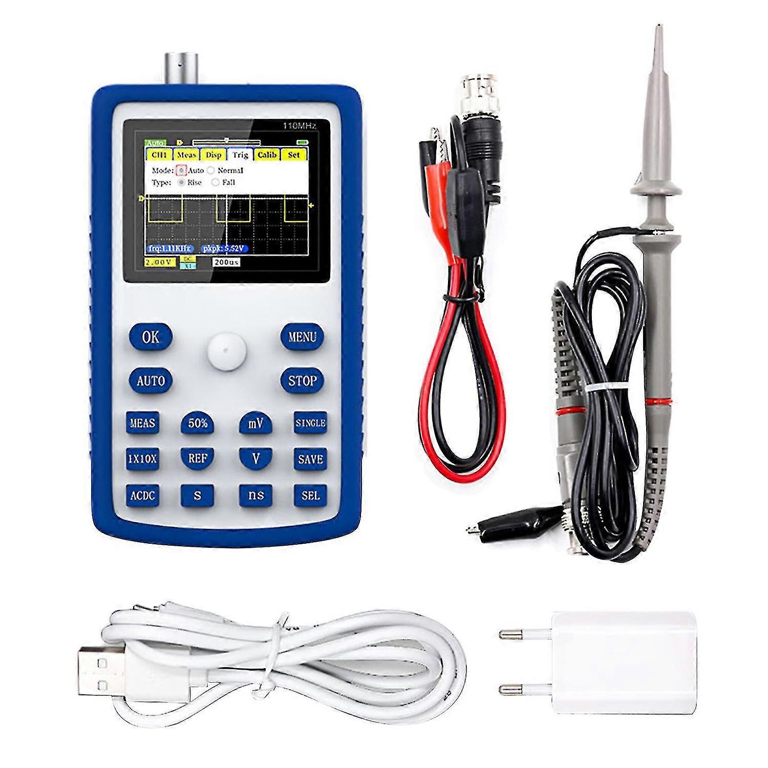 Digital Oscilloscope Kit 2.4 Inch Mini Handheld Oscilloscope 110m ...