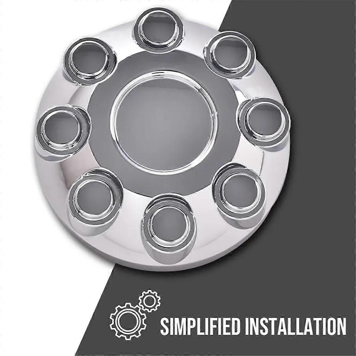 4Pcs 17Inch Wheel Hub Center Caps Chrome 8 Lug 52121450AB,52121450AD ...