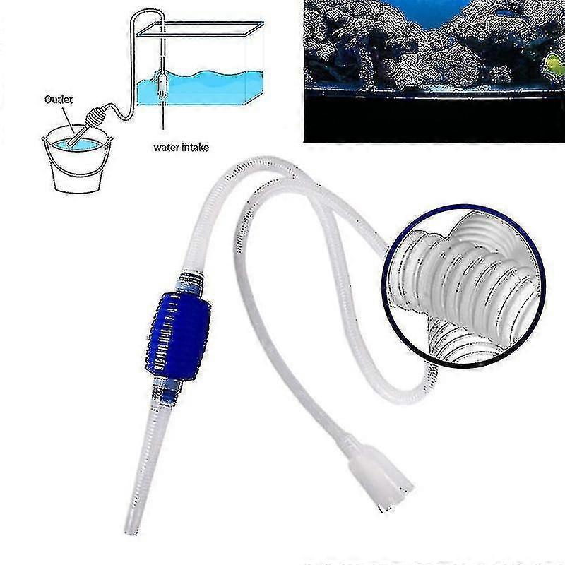 Aquarium/fish Tank Siphon And Gravel Cleaner - A Hand Syphon Pump To ...