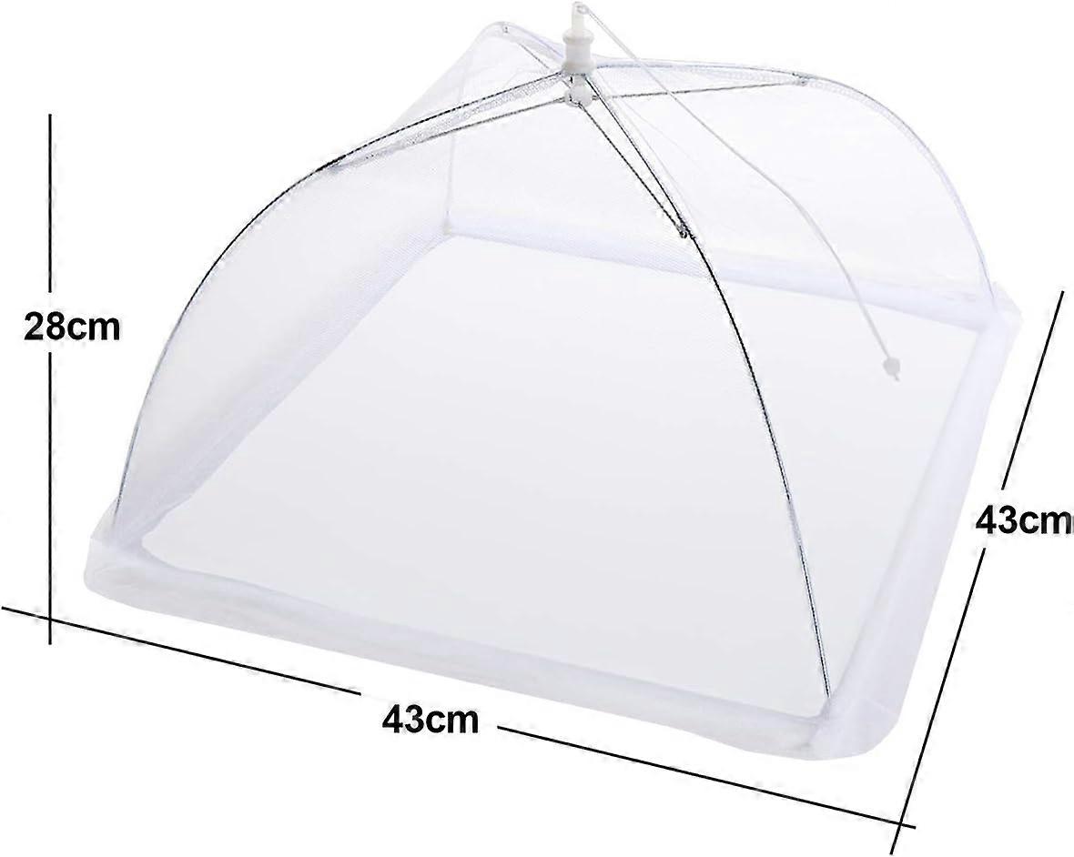 Foldable Food Cloche, 5 Reusable Food Mesh Covers, Anti-Fly Outdoor ...