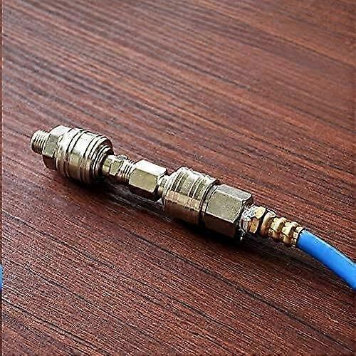 10 pcs Air Line Connectors EURO Airline Hose Compressor Fittings 1/4 ...