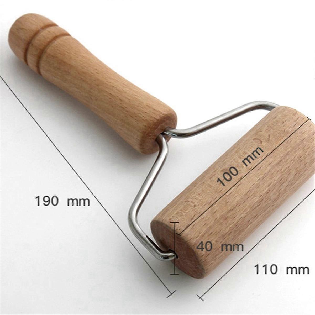 Rolling Pin Pastry and Pizza Roller Wooden Baking Crush Nuts Crackers ...