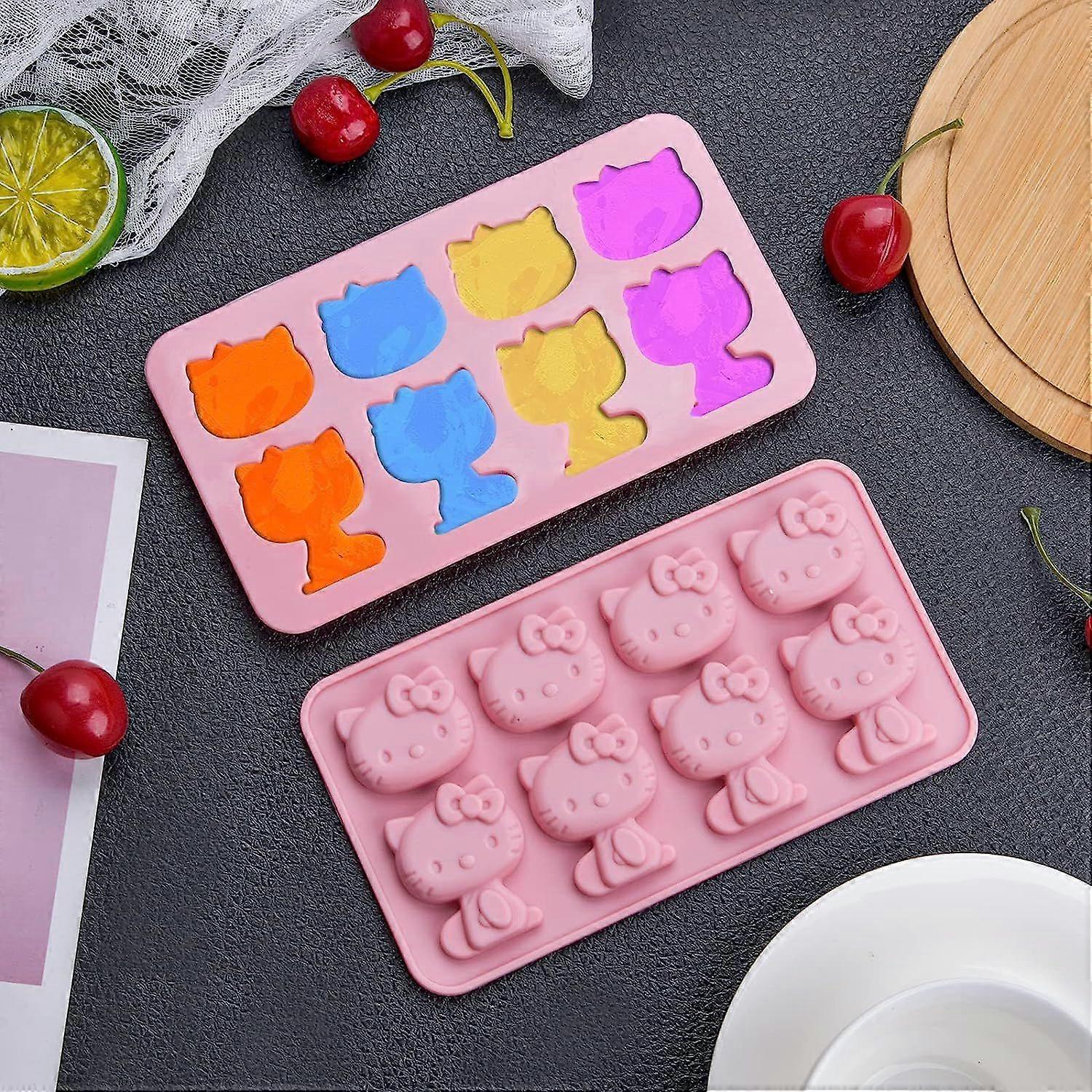 Hello Kitty Silicone molds,ice mold,Chocolate tray for Sugarcraft ...