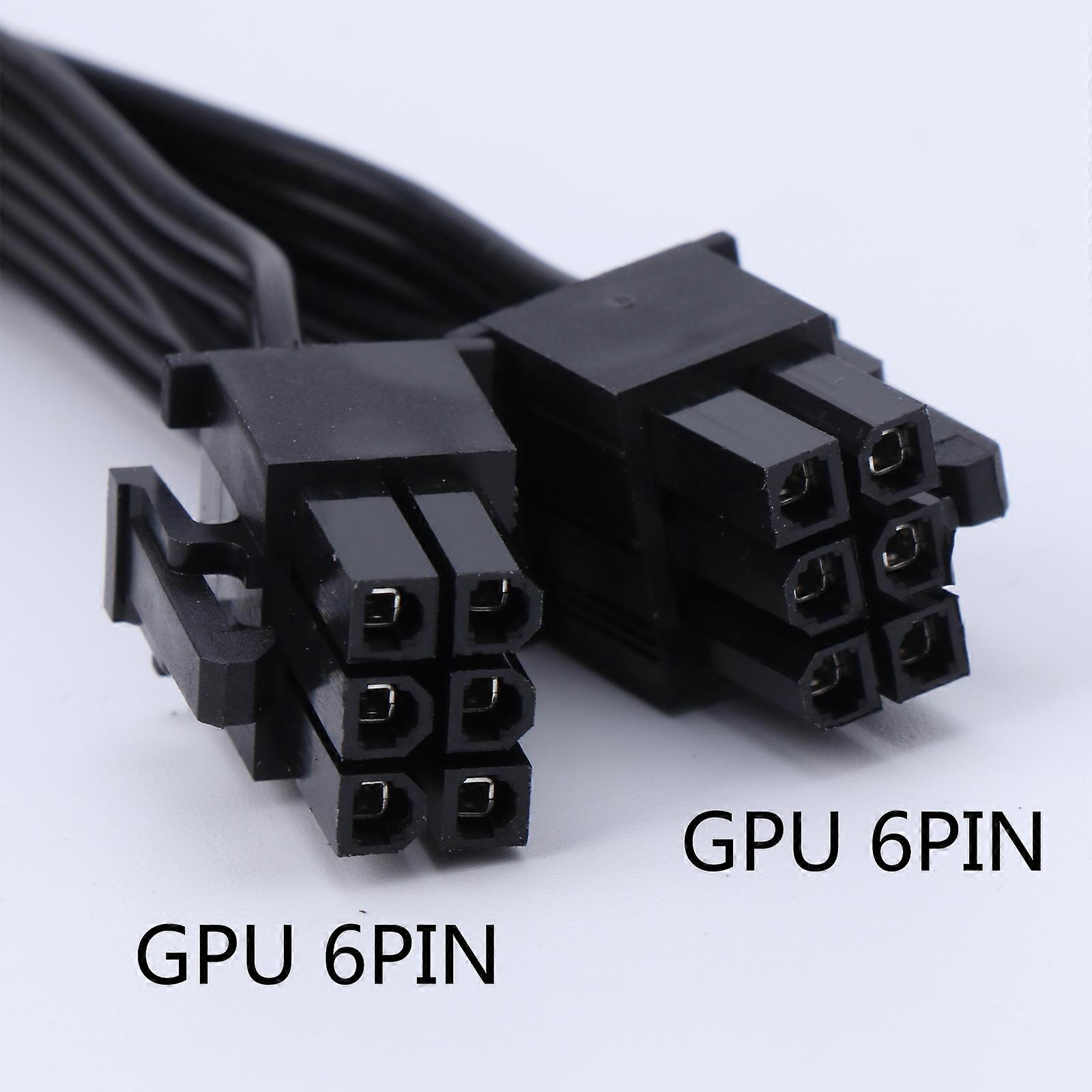 PCIE 6PIN Male to Male Module Cable for Gaming Graphics Card 6Pin Male ...