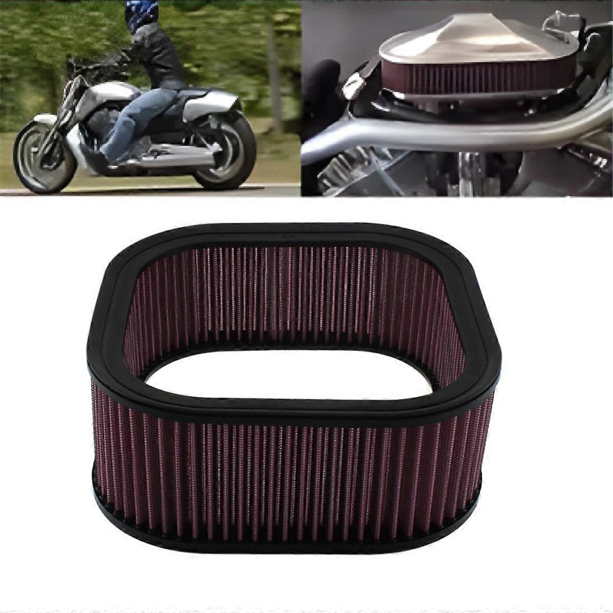 Motorcycle High Flow Air Cleaner Filter Element System 02-13 for Harley ...