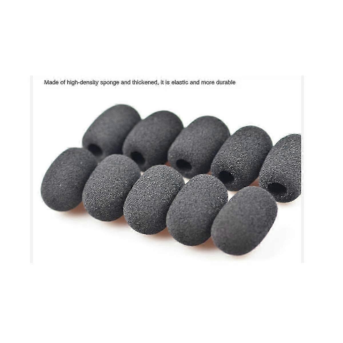 30 Pair Speaker Sponge Sleeve Soft Sponge Microphone Head Cover Foam ...