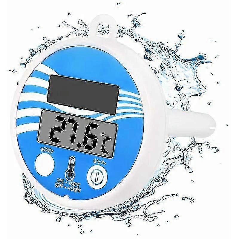 Guazhuni Floating Solar Pool Thermometer - Easy to Read Shatterproof ...
