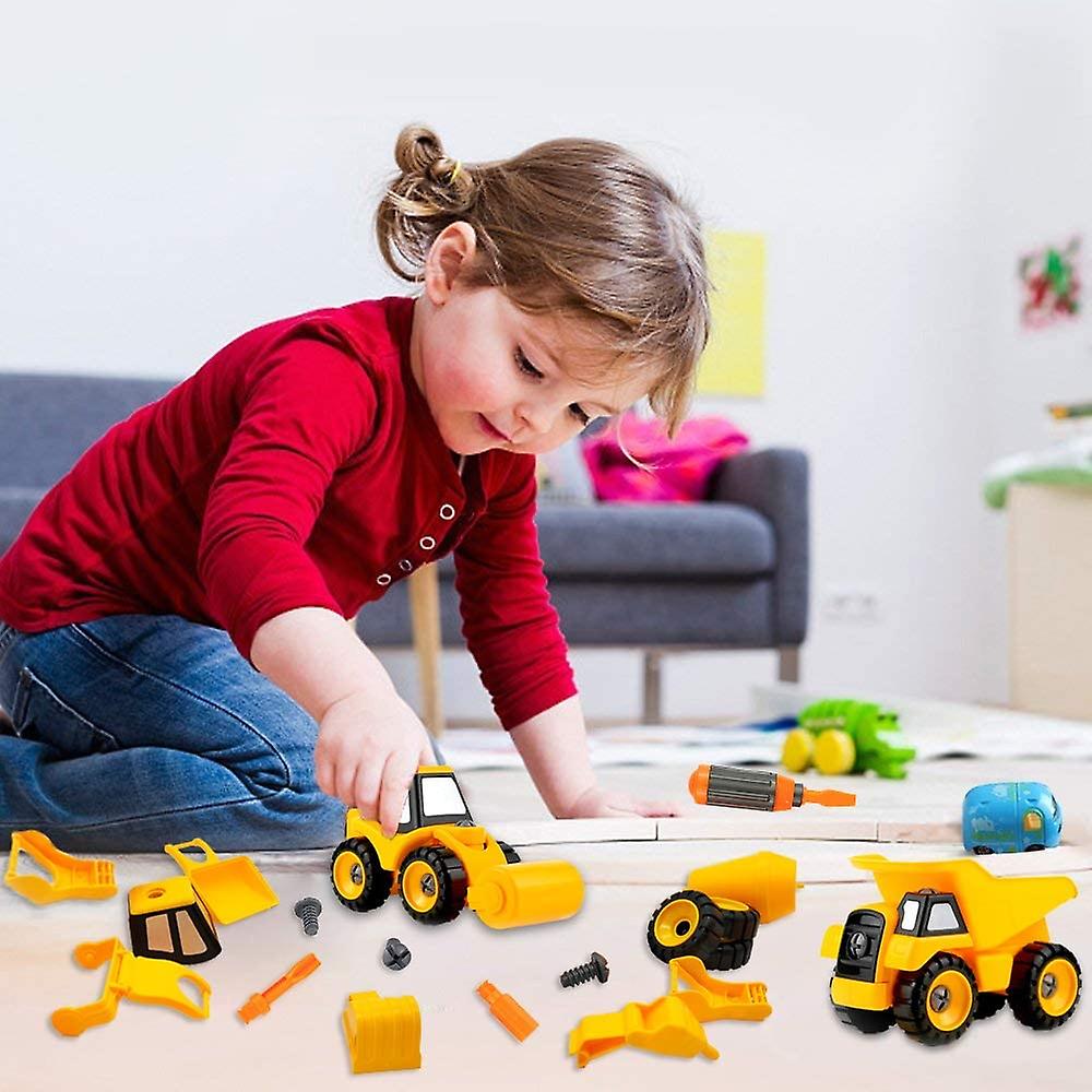 Leksaksbilar tar isär Byggleksak Grävmaskin,montering Leksaker 2 set ...