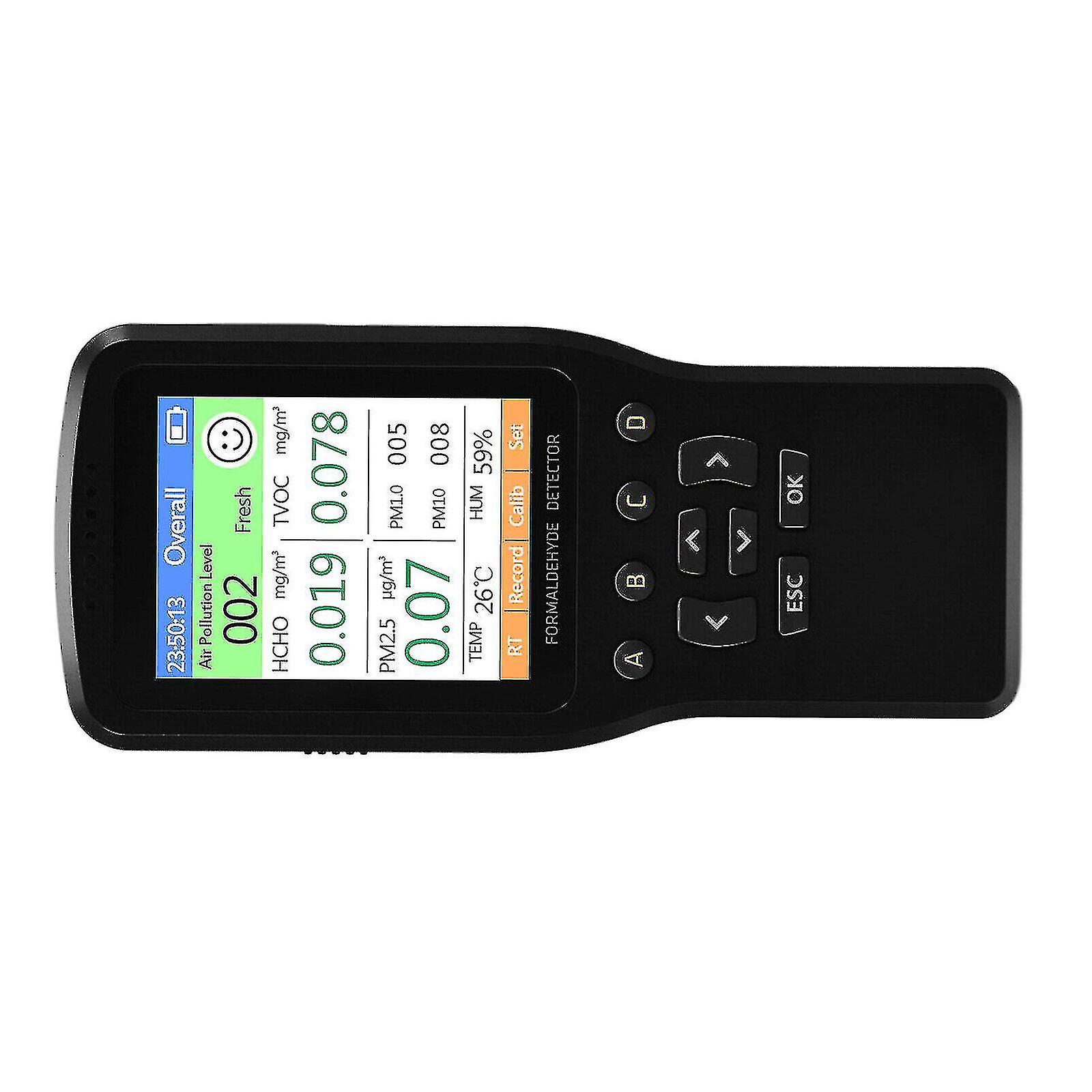 Air Quality Monitor Detector Accurate Test Formaldehyde Hcho Tvoc Pm1/2 ...