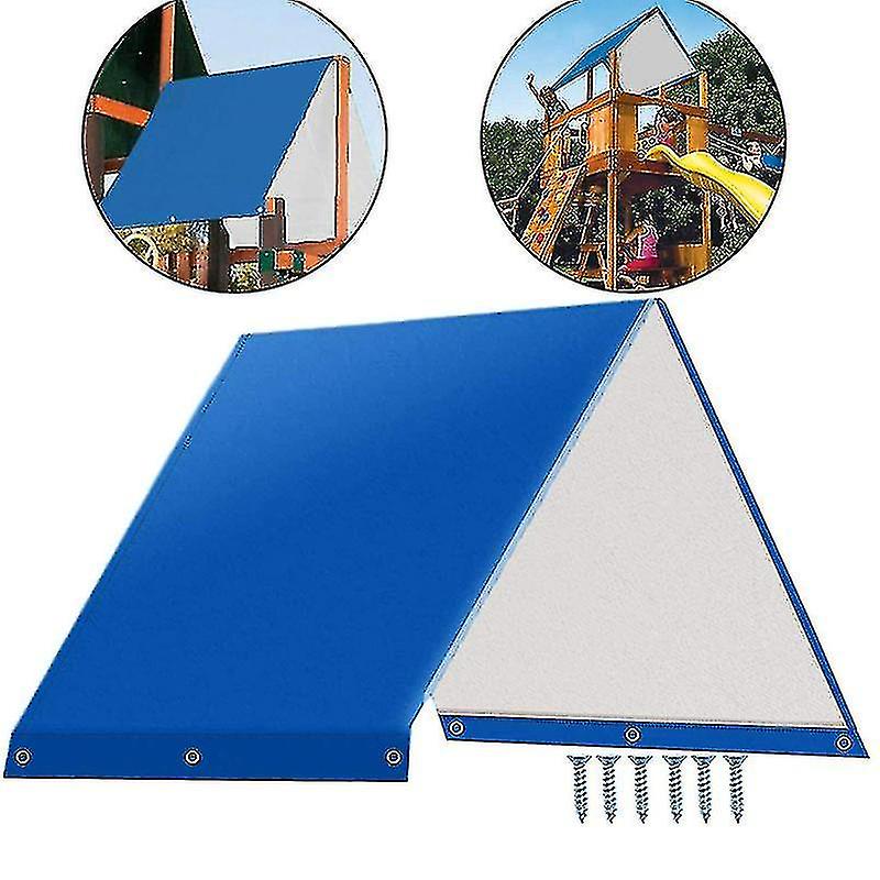 Waterproof Shade Canopies Cover Replacement Tarp Roof Kids Playground ...