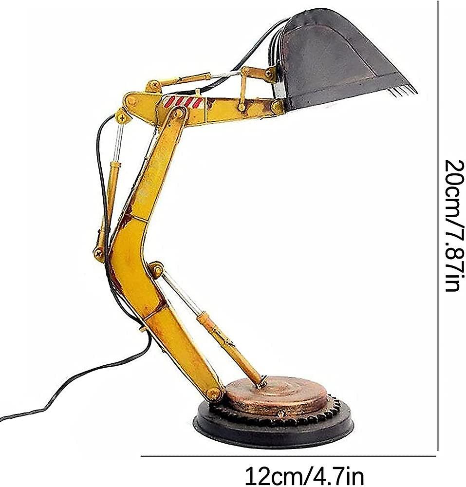 Digger Desk Lamp Movable Table Lamp LED - Unique Excavator Desk Lamp ...