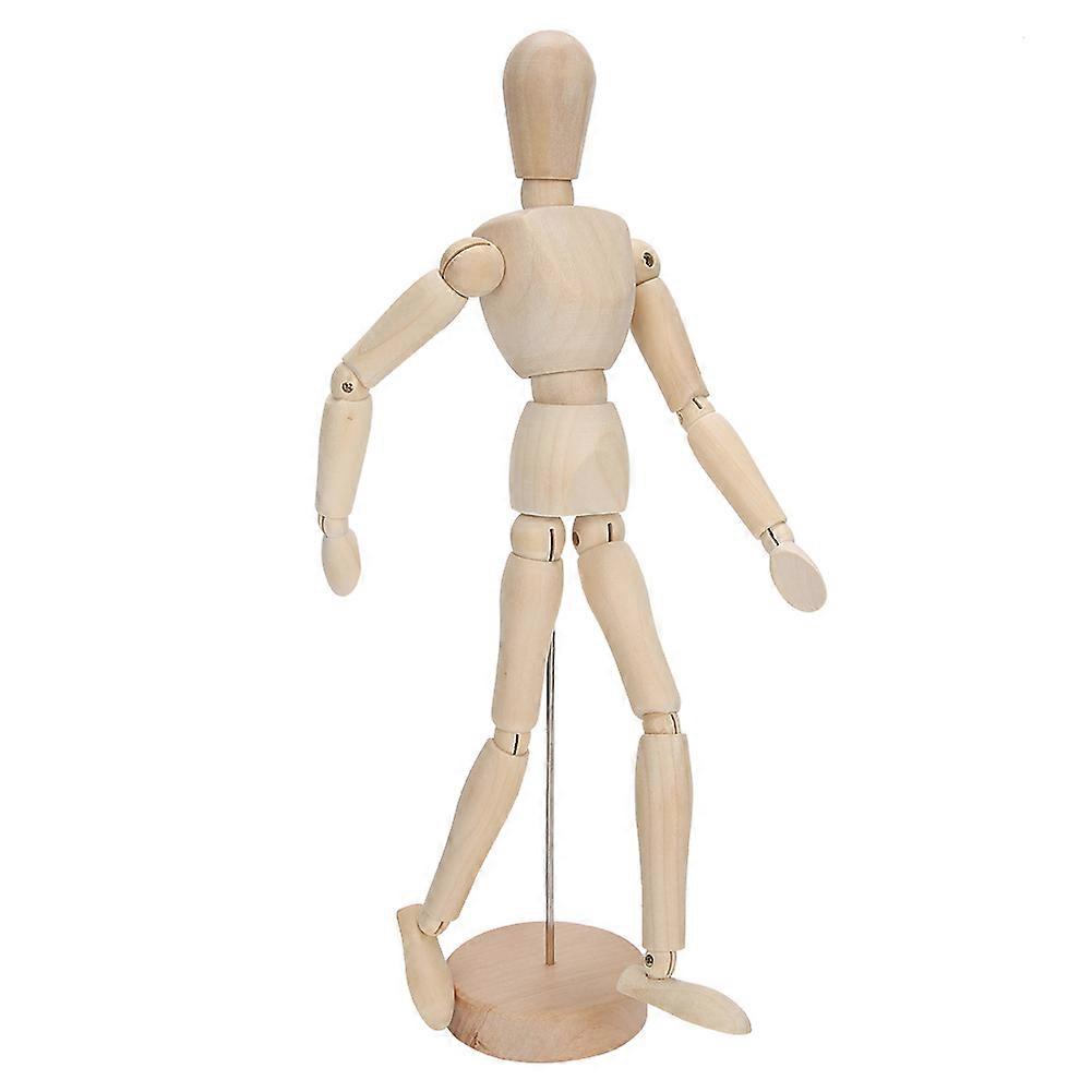 Wooden Human Figure Model Toy Movable Limbs Puppet Art Sketch Models ...