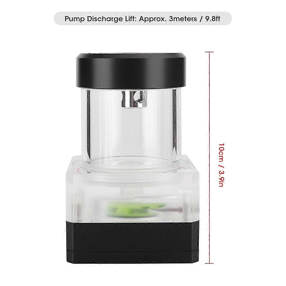 Computer Water Pump PC Cooler Integrated Built In Defoaming 500l H Flow ...