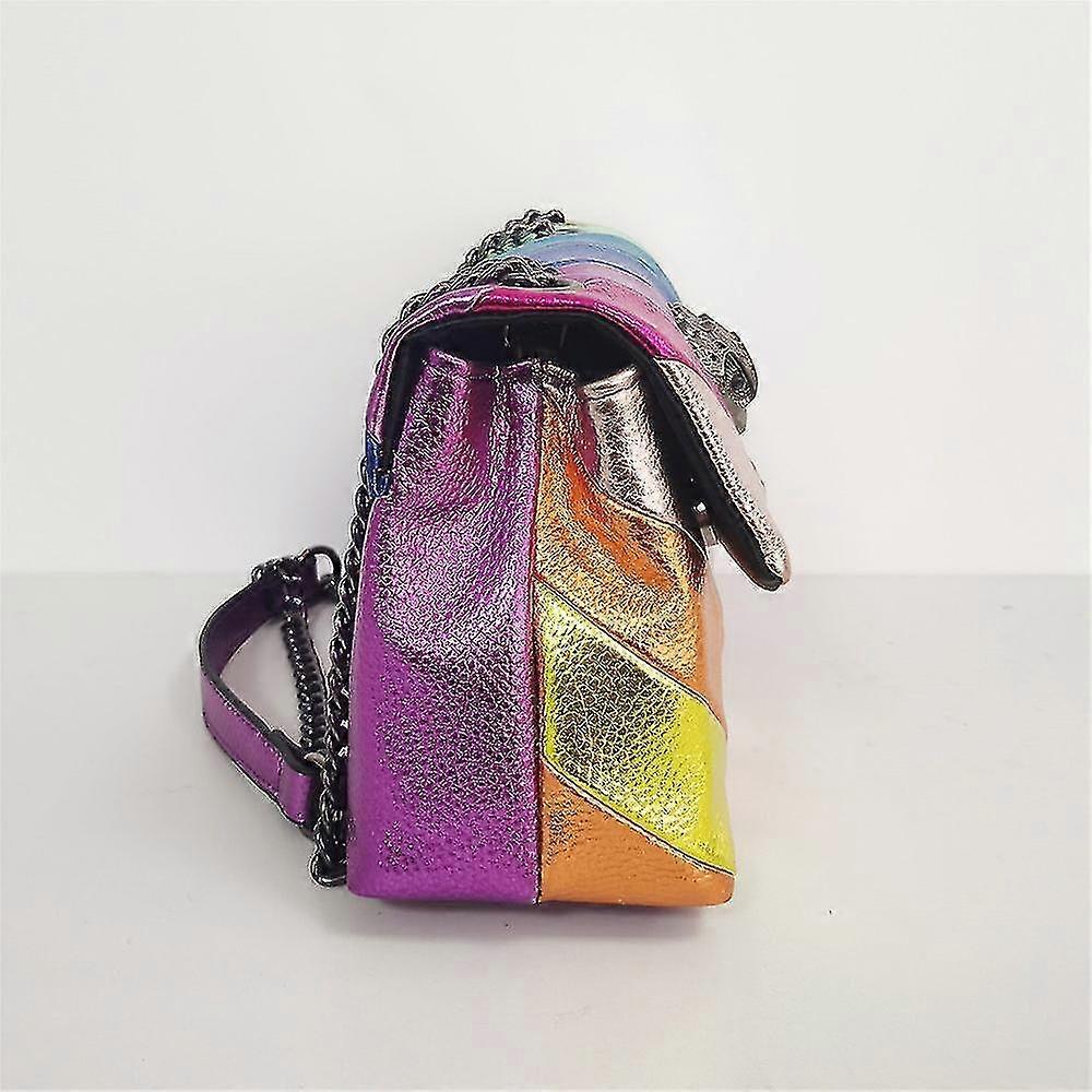Multi-coloured Patchwork Crossbody Bags For Women Uk Brand Designer ...