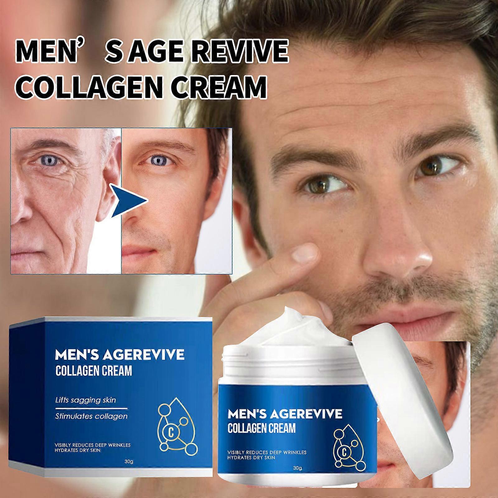 Mens Age Cream,Wrinkle Cream Tightens, Reduces Fine Lines And Wrinkles, Brightens Skin Tone ...