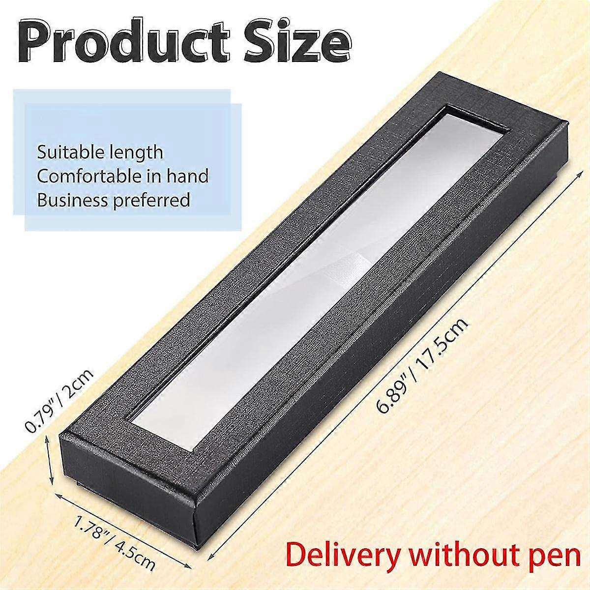 20pcs Empty Pen Gift Box With Clear Lid, Cardboard Pen Case, Pen ...