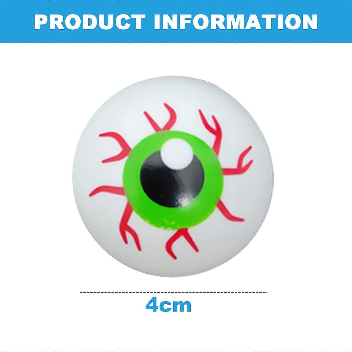 24 Pieces Halloween Eyeballs Plastic Scary Eyeballs Halloween Skeleton ...