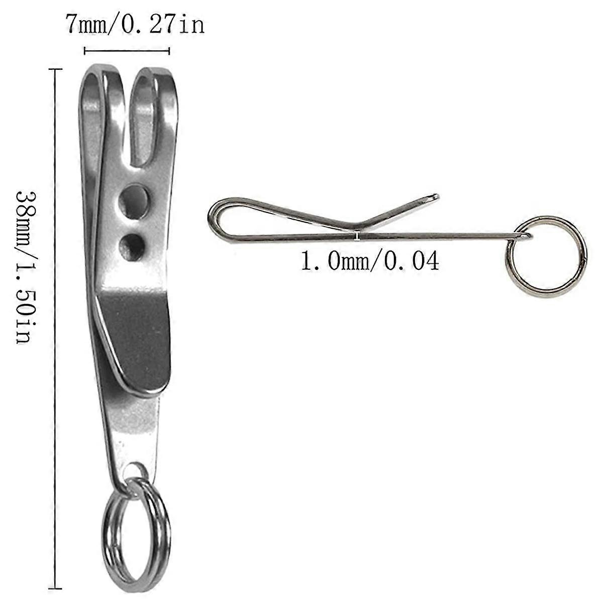 3X Multi- Clip Keychains Suspension Clip Tool with Carabiner Perfect ...