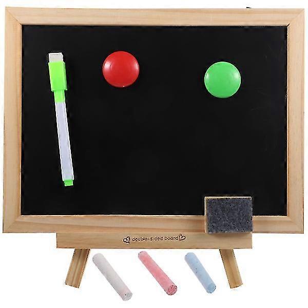 1 Set Double Sided Chalk Board Children Whiteboard Writing Board ...