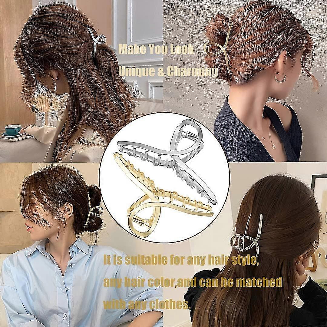 Hair Clips 6 Colors Hair Clips 4.3 Inch Anti-slip Hair Clips | Fruugo UK