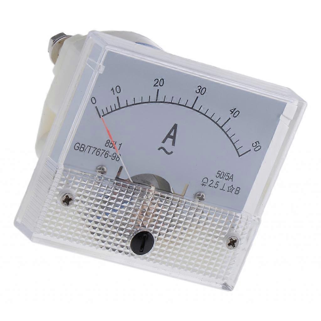 AC 85L1 Analog Panel Current Ampere Ammeter Gauge Ampere Meter 0-50A | Fruugo SE