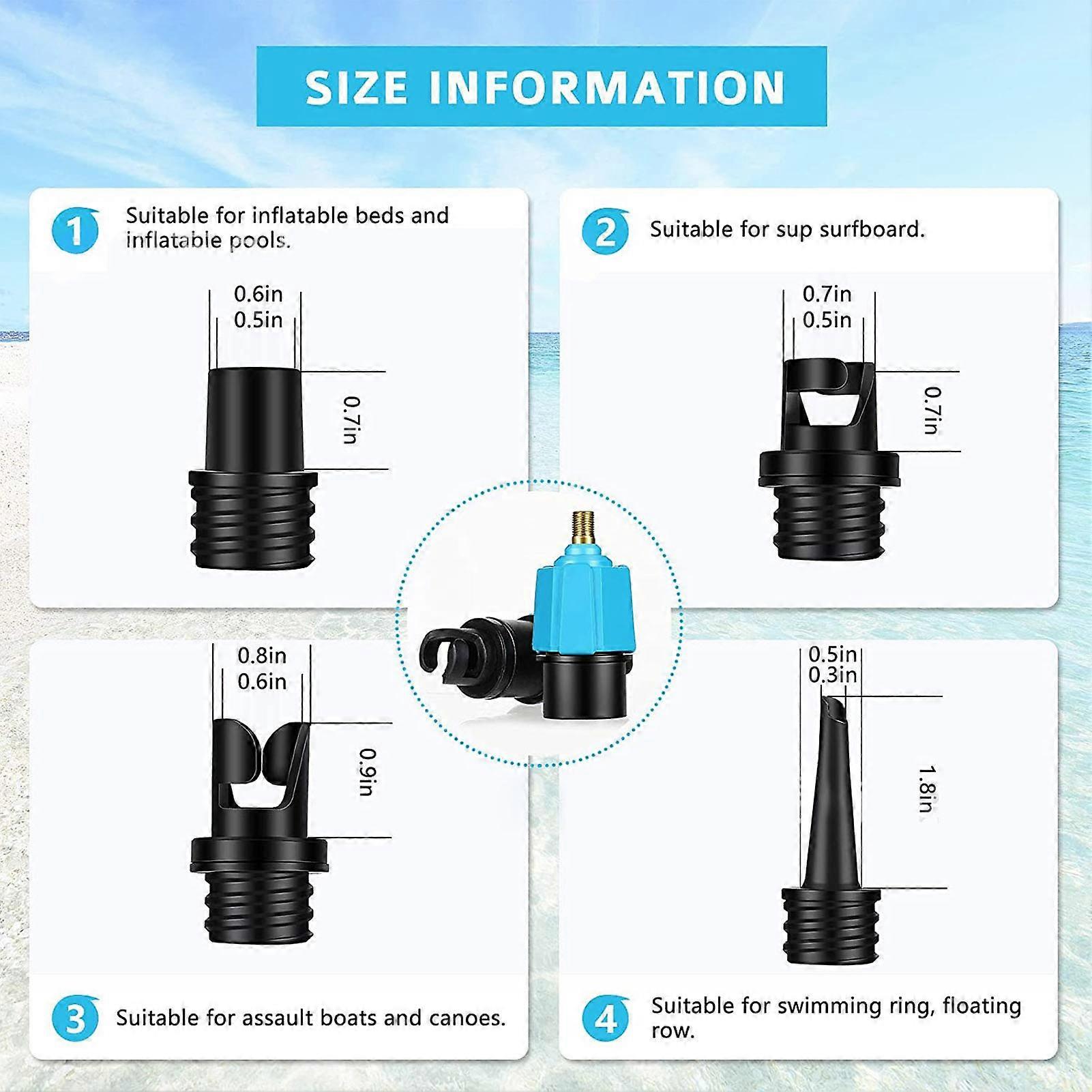 Paddle Board Pump Adapter Convenient Use Versatile Portable Air Pump ...