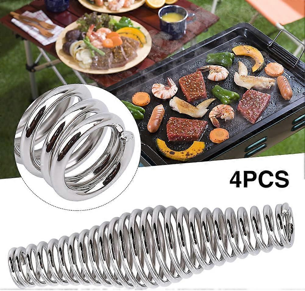 Stainless Steel Handle Spring Grill Smoker Grill Pit Wood Stove Stove ...