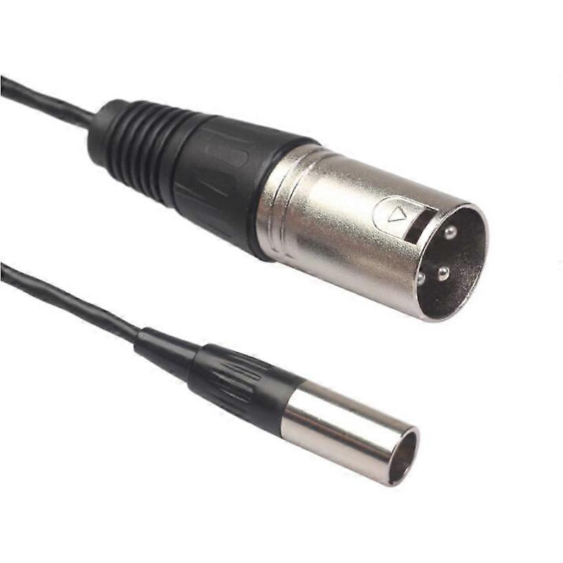 3 Pin Male to 3 Pin Male XLR Mini Plug Audio Cable XLR Male to Mini XLR ...