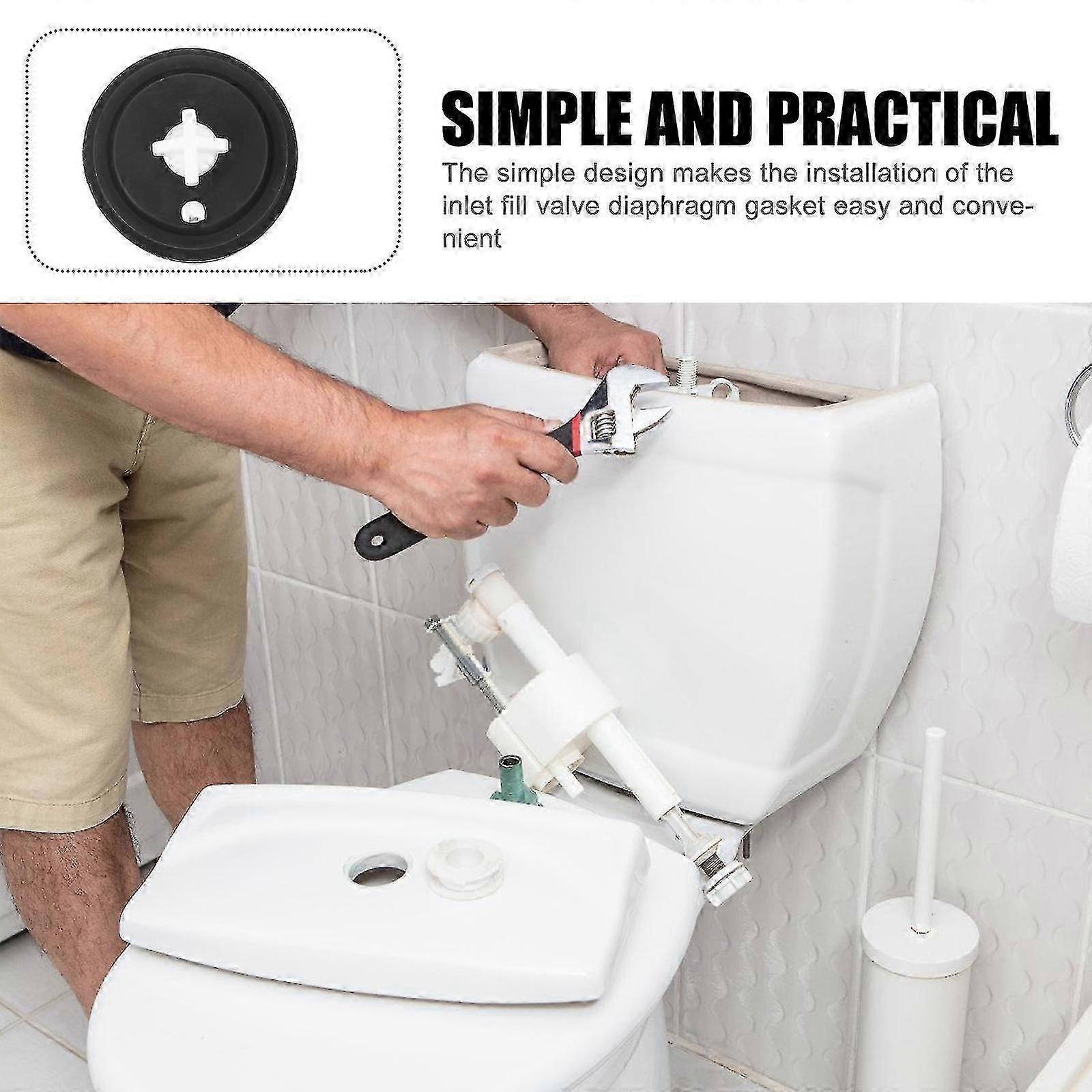 Diaphragm Inlet Float Valve Rubber Ball Valve Bath Toilet Rep ...