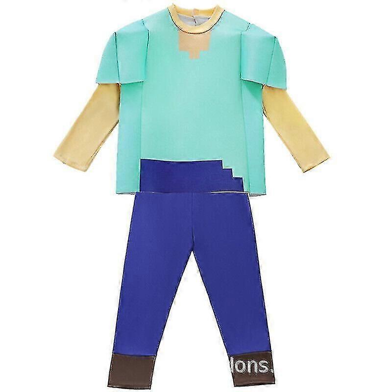 Kids Minecraft Cosplay Fancy Dress Boys Girls Party Costume Gifts ...
