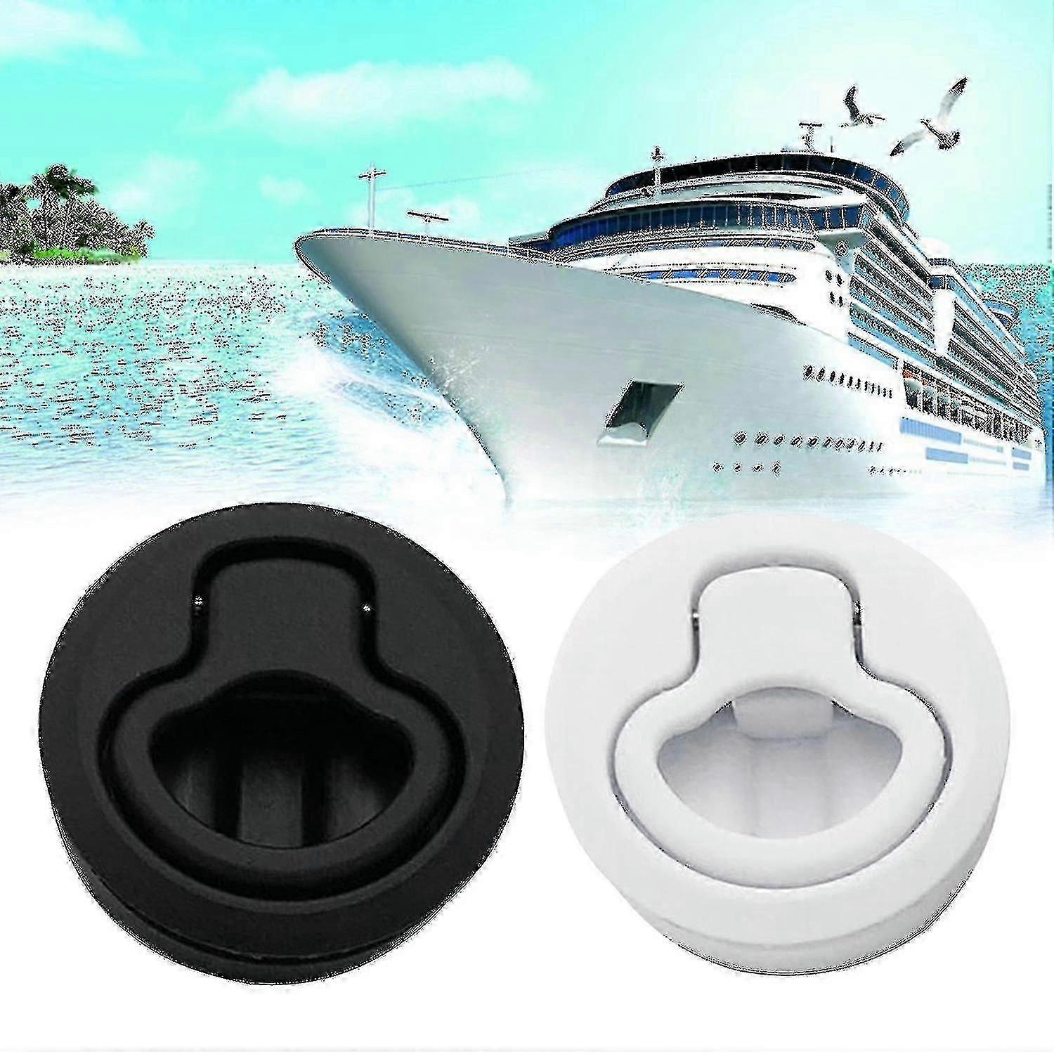 2" Round Locking Flush Pull Latch Replacement Plastic For Rv Marine ...