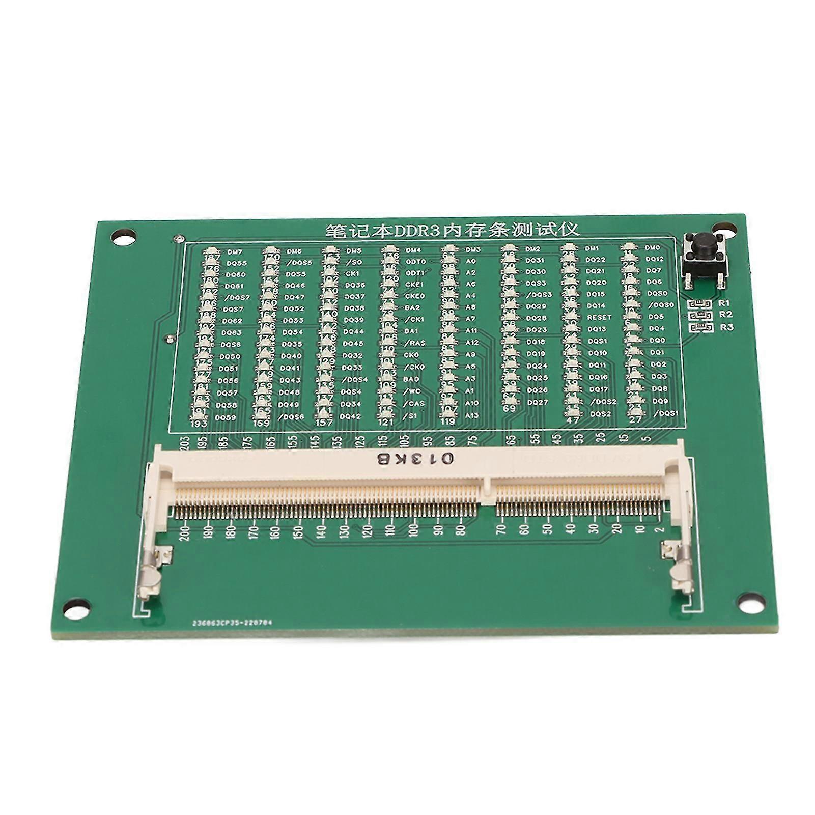 Ddr3 Memory Tester Fault Diagnosis Card Circuit Test Tool With Small Portable Led Indicators