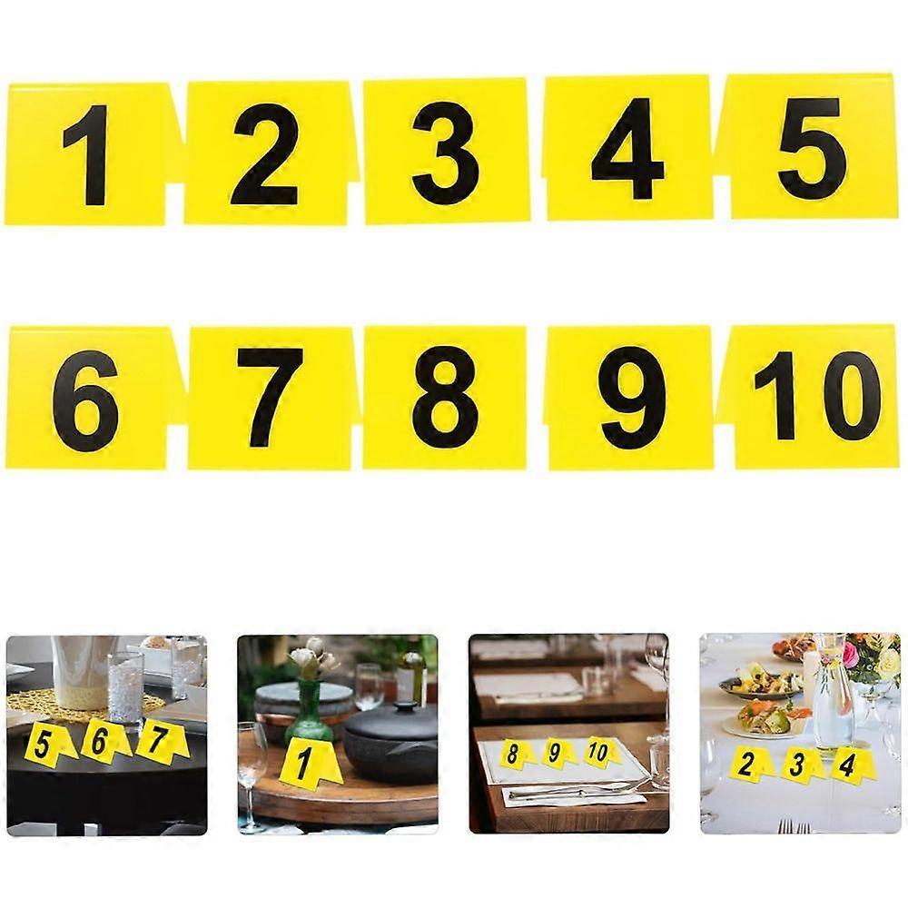 Set of 10 Evidence Markers Perfect for Crime Scene & Table Decorations ...